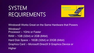 Ppt on windows 8 | PPTX