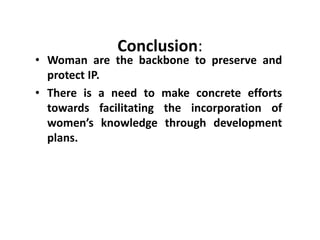 Ppt on women and ipr | PPTX