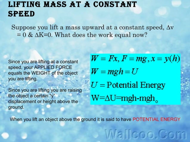 Ppt on work energy and power class xi science | PPT