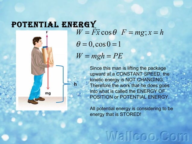 Ppt on work energy and power class xi science | PPT