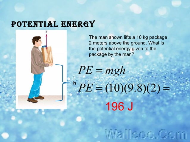 Ppt on work energy and power class xi science | PPT