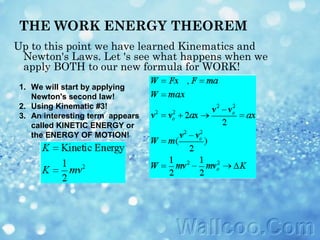 Ppt on work energy and power class xi science | PPT