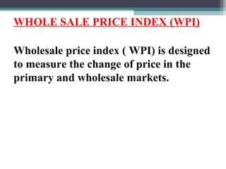 Ppt on wpi cpi | PPT