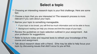Ppt on writing reseach paper | PPTX