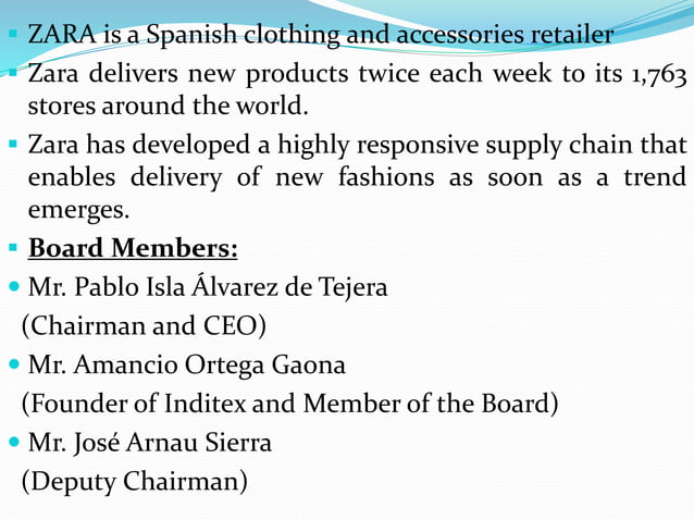 Ppt on zara | PPTX