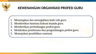 PPT Organisasi Profesi Guru Pendidikan__ | PPTX
