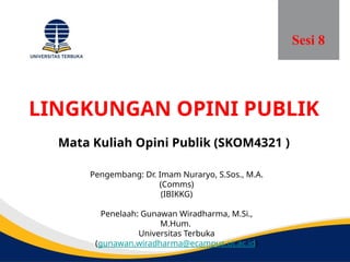 PPT Opini Publik Sesi 8.pptx............ | PPTX