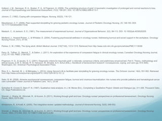 Understanding Oncology Nurses’ Grief: A Qualitative Meta-Analysis | PPT