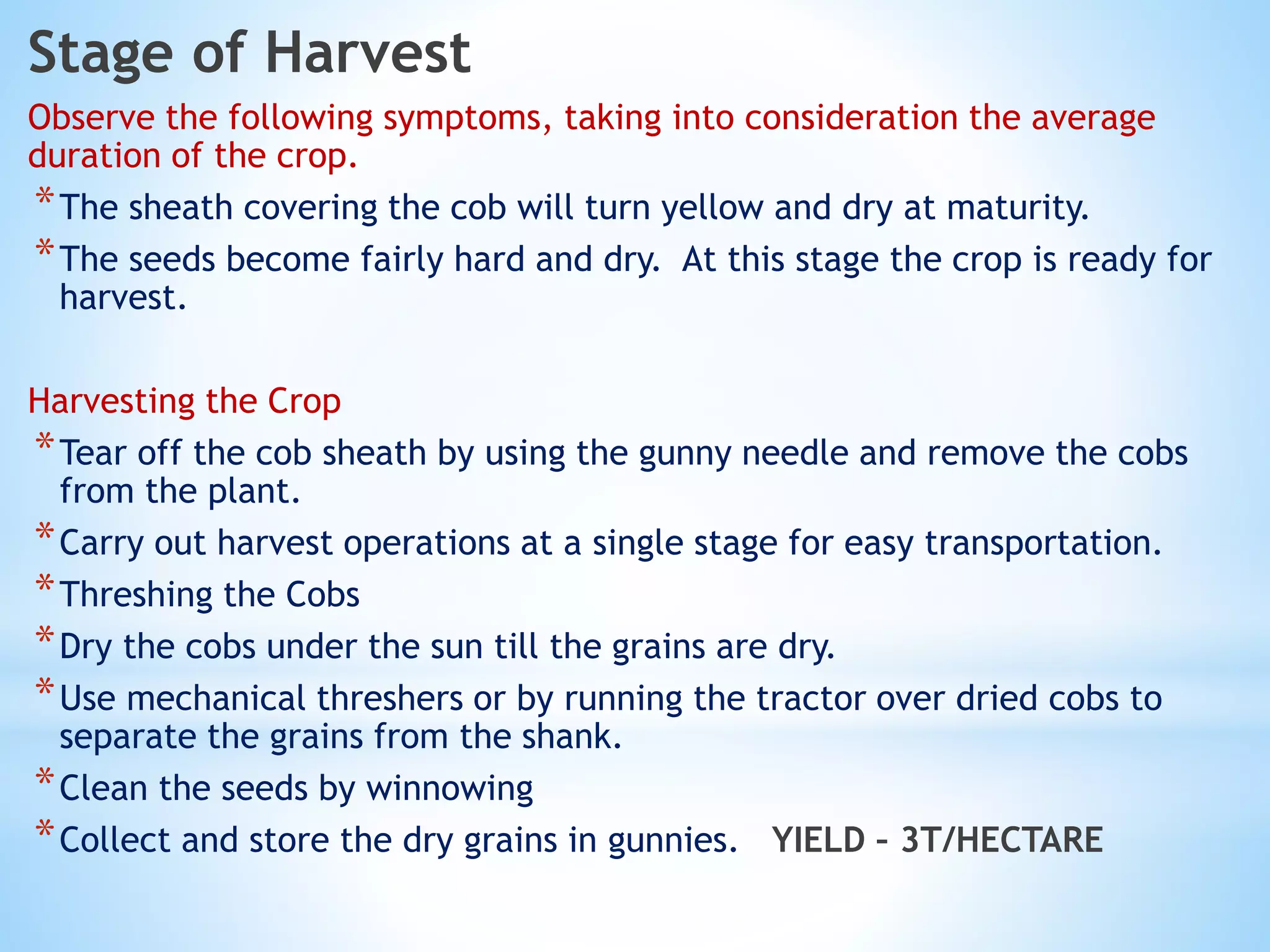 Organic agriculture packages and practices for maize | PPTX