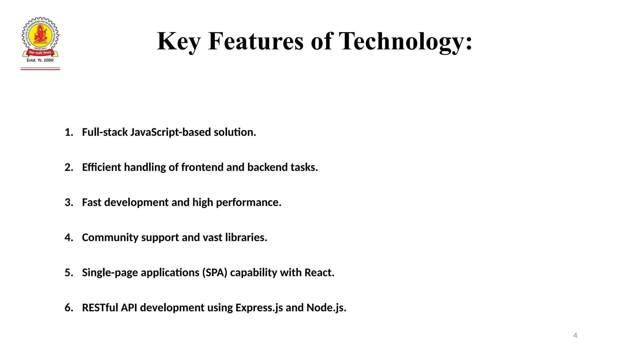 MERN Stack presentation for Seminar in ACEIT | PPT
