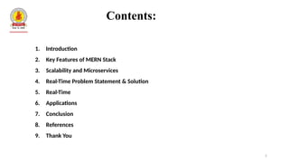 MERN Stack presentation for Seminar in ACEIT | PPT