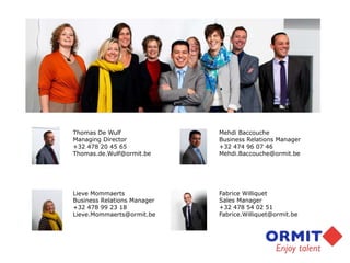 ORMIT Belgium | PPT