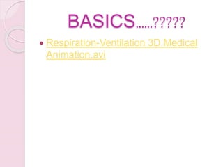 mechanical ventilation | PPTX