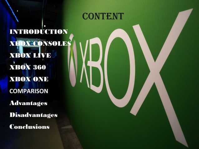 PPT / slide presentation on Xbox | PPT | Home Entertainment Systems ...