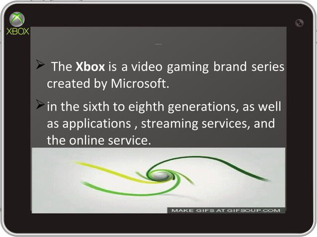PPT / slide presentation on Xbox | PPT | Home Entertainment Systems ...