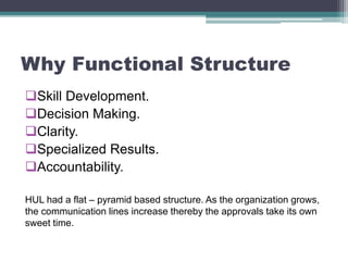 Organisational Structure and Elements of Infosys, HUL and Maruti Suzuki ...