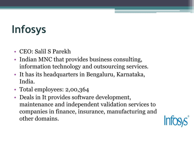 Organisational Structure and Elements of Infosys, HUL and Maruti Suzuki ...