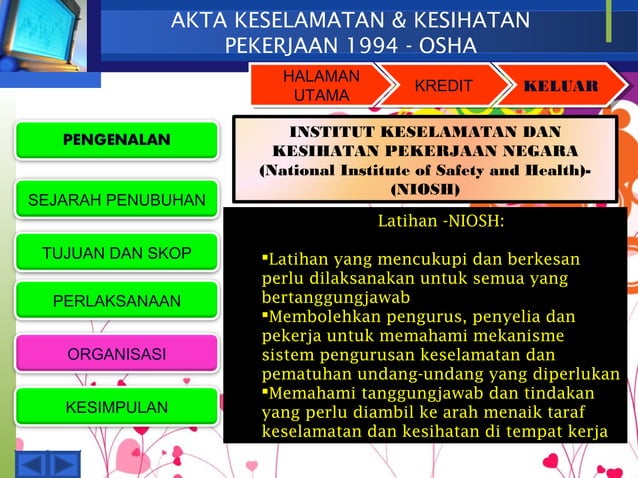 Ppt Osha 1994 Ppt