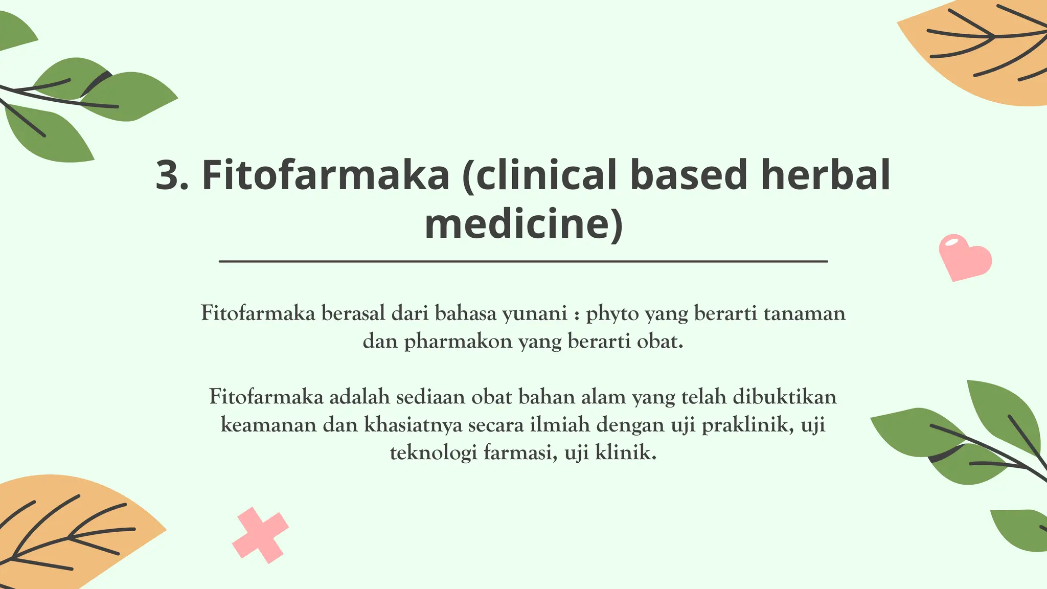 ppt obat tradisonal (Jami, OHT, Fitofarmaka) | PPTX