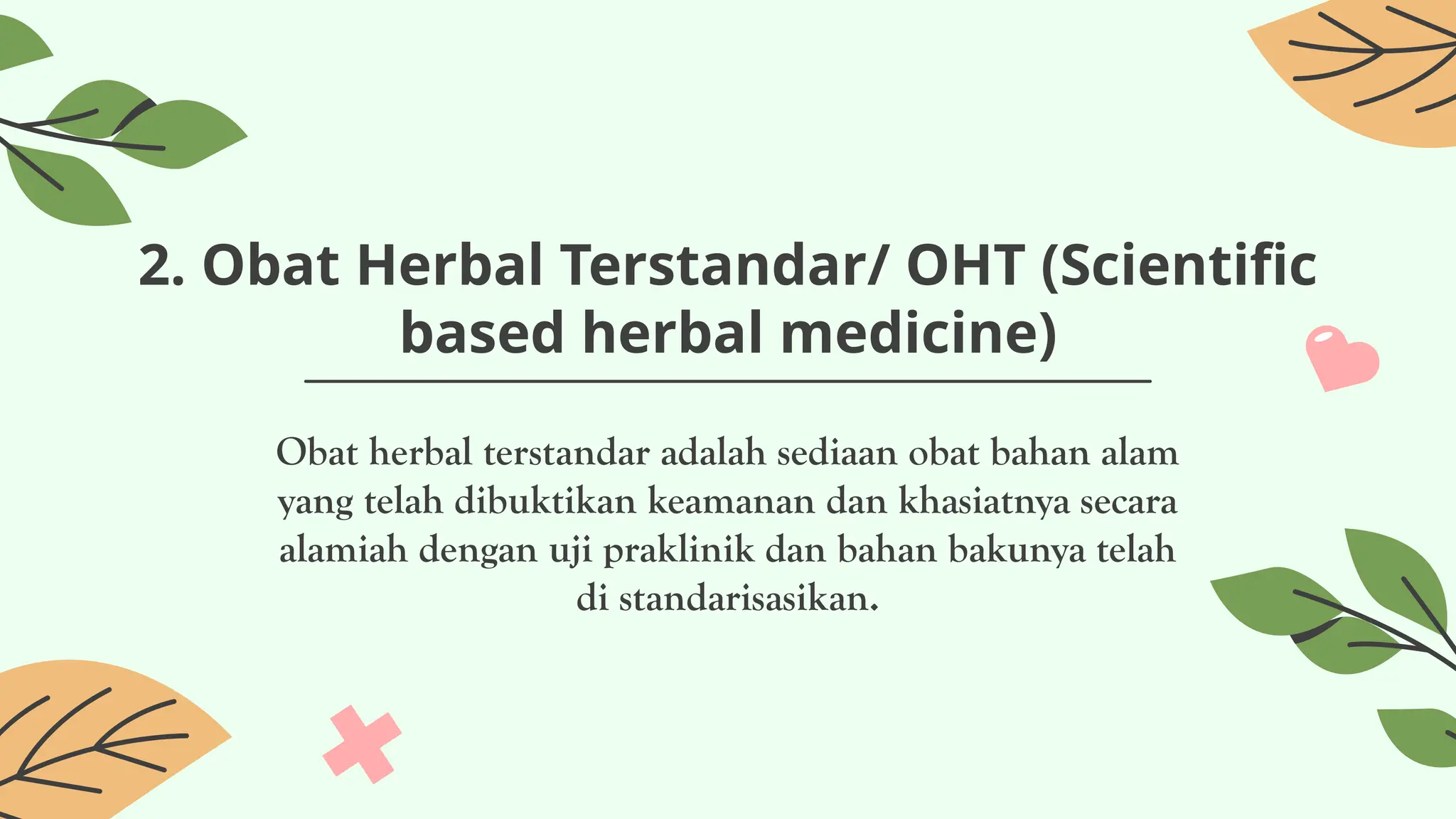 ppt obat tradisonal (Jami, OHT, Fitofarmaka) | PPTX
