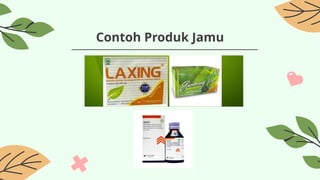 ppt obat tradisonal (Jami, OHT, Fitofarmaka) | PPTX