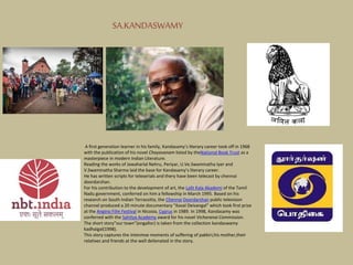 OUR TOWN by Sa Kandasamy | PPT