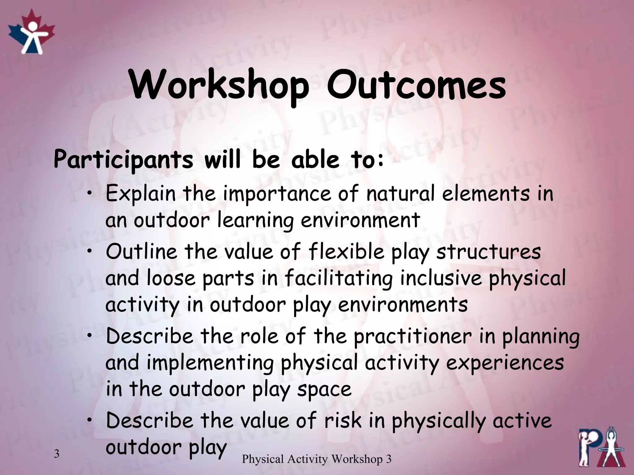 Quality Outdoor Play Environments | PPT