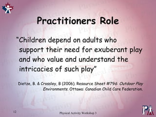 Quality Outdoor Play Environments | PPT