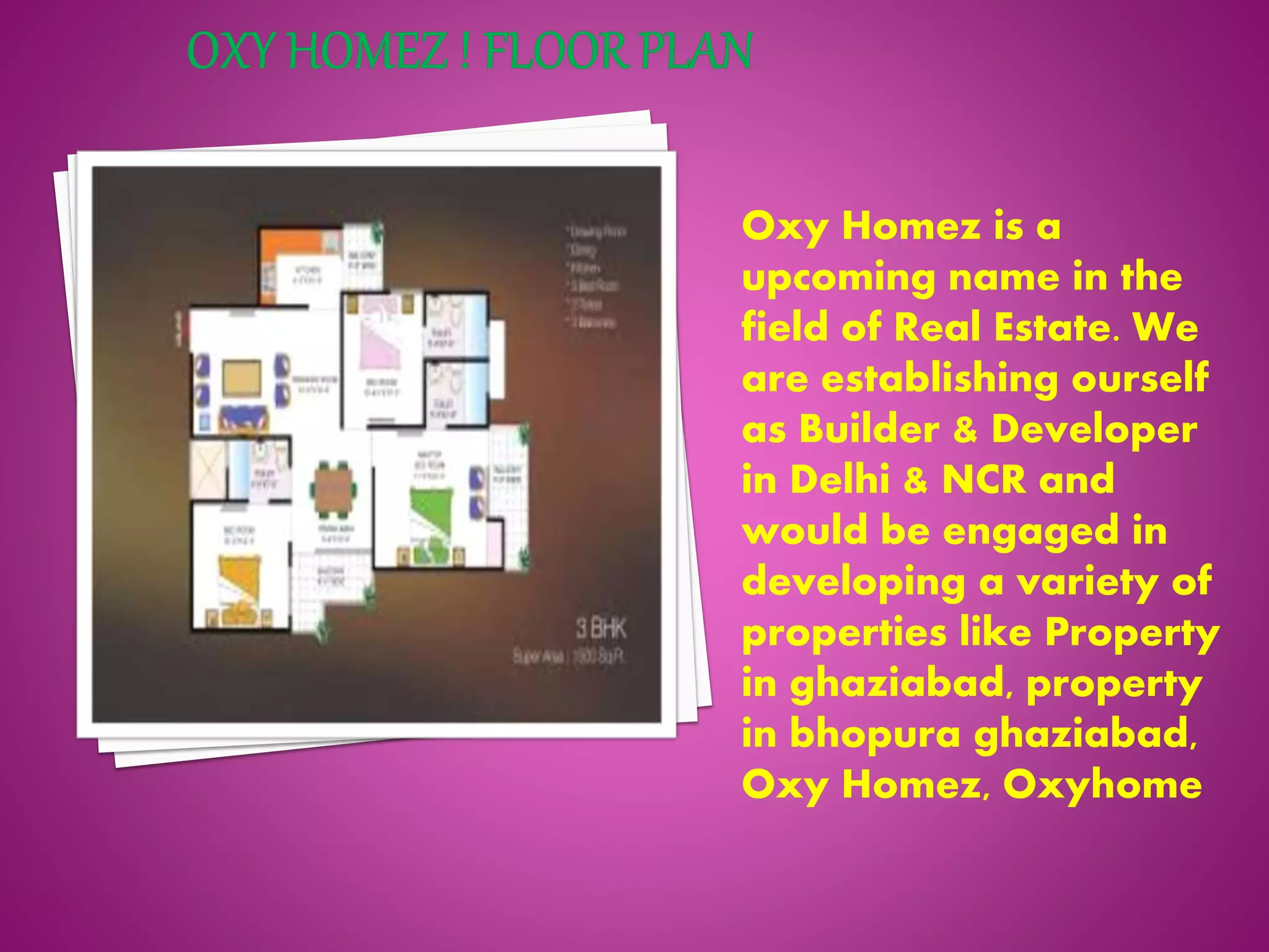 Ppt oxy homez | PPT