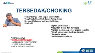 pertolongan pertama pada kecelakaan. ppt | PPTX