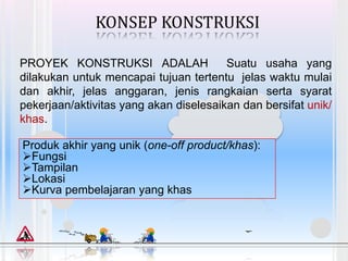 KONSEP MANAJEMEN PROYEK | PPTX