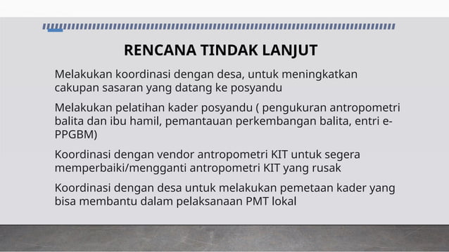 PPT Pemberian PMT Bumil Kek dan Balita Stunting | PPT