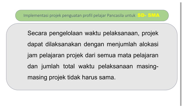 Projek Penguatan Profil Pelajar Pancasila atau disebut P5 | PPTX