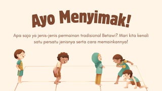PPT PERMAINAN TRADISIONAL kelas 2 YUK LI | PDF