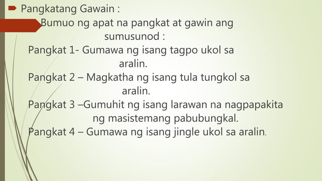 EPP5 - AGRI- Week 2 Day 2- Pagbubungkal ng lupa | PPTX