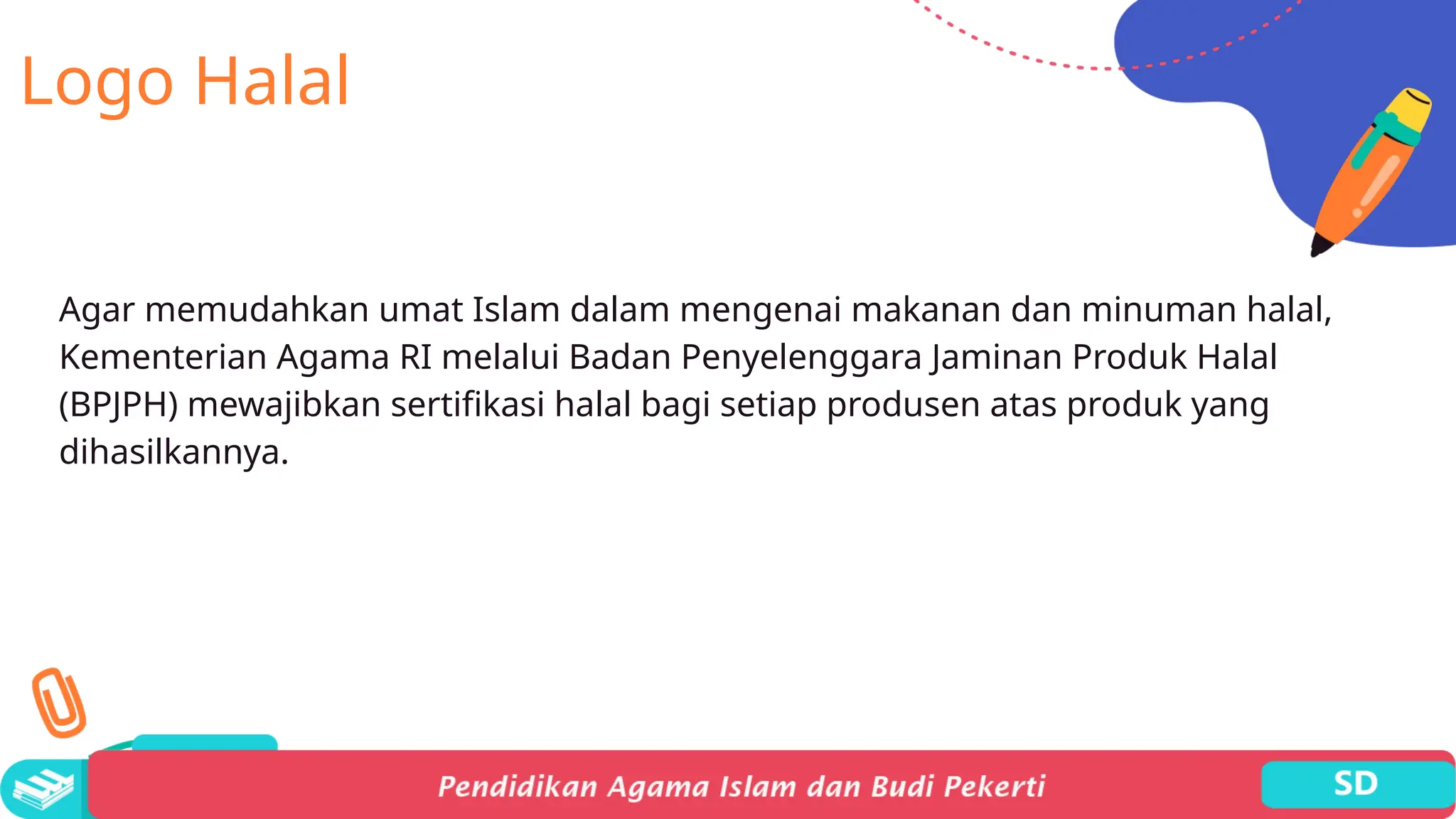 PPT PAI dan BP 6 Halal dan Haram dalam Islam [modulguruku.com] (ADOPSI ...
