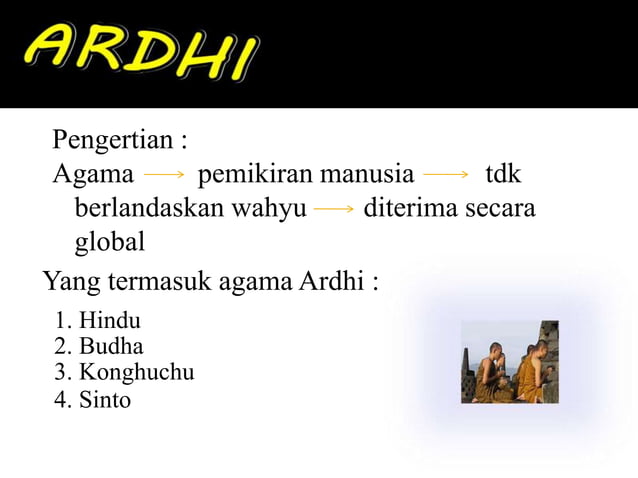 agama ardhi dan agama samawi | PPTX