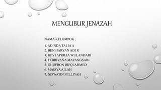 Bab Perawatan Jenazah: penguburan Jenazah (3) | PPTX