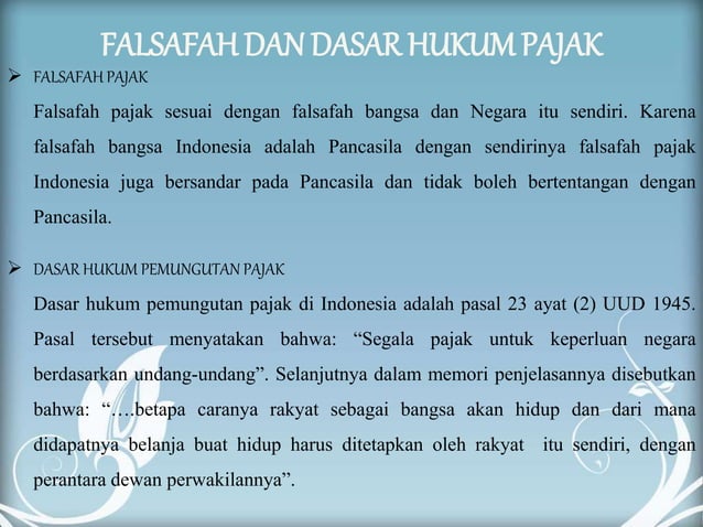 PPT Perpajakan | PPTX