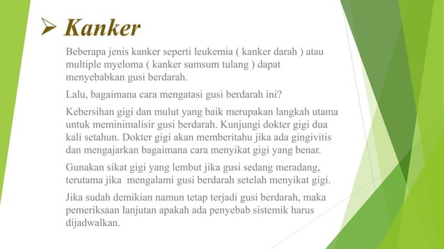 penyebab penyakit gusi berdarah pada mulut | PPT