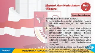 PPT Pancasila VIII Bab 2 - Bentuk dan Kedaulatan Negara.pptx