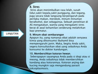 Ppt pantangan kehamilan_STIKES MUHAMMADIYAH KUDUS | PPT