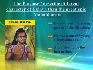 Eklavya as a Tragic Hero | PPT