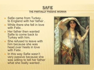 The Passive woman character in Frankenstein | PPTX