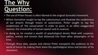 Pinter Pause/Silence | PPTX