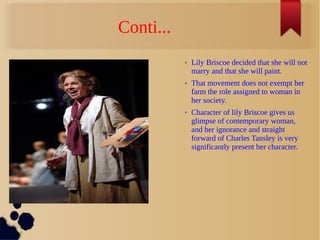 paper - 9 Modenist Literature Topic :- Charater Sketch of Mrs.Ramsay ...