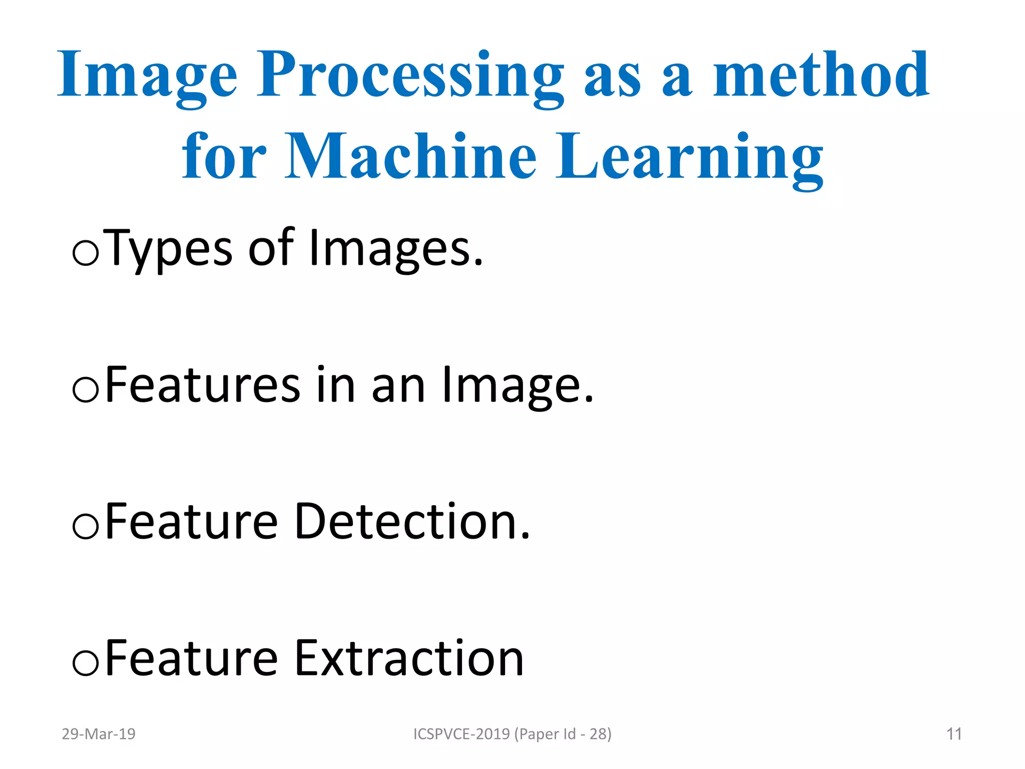 AN INTELLIGENT MACHINE LEARNING MODEL FOR SOIL IMAGE CLASSIFICATION | PPTX