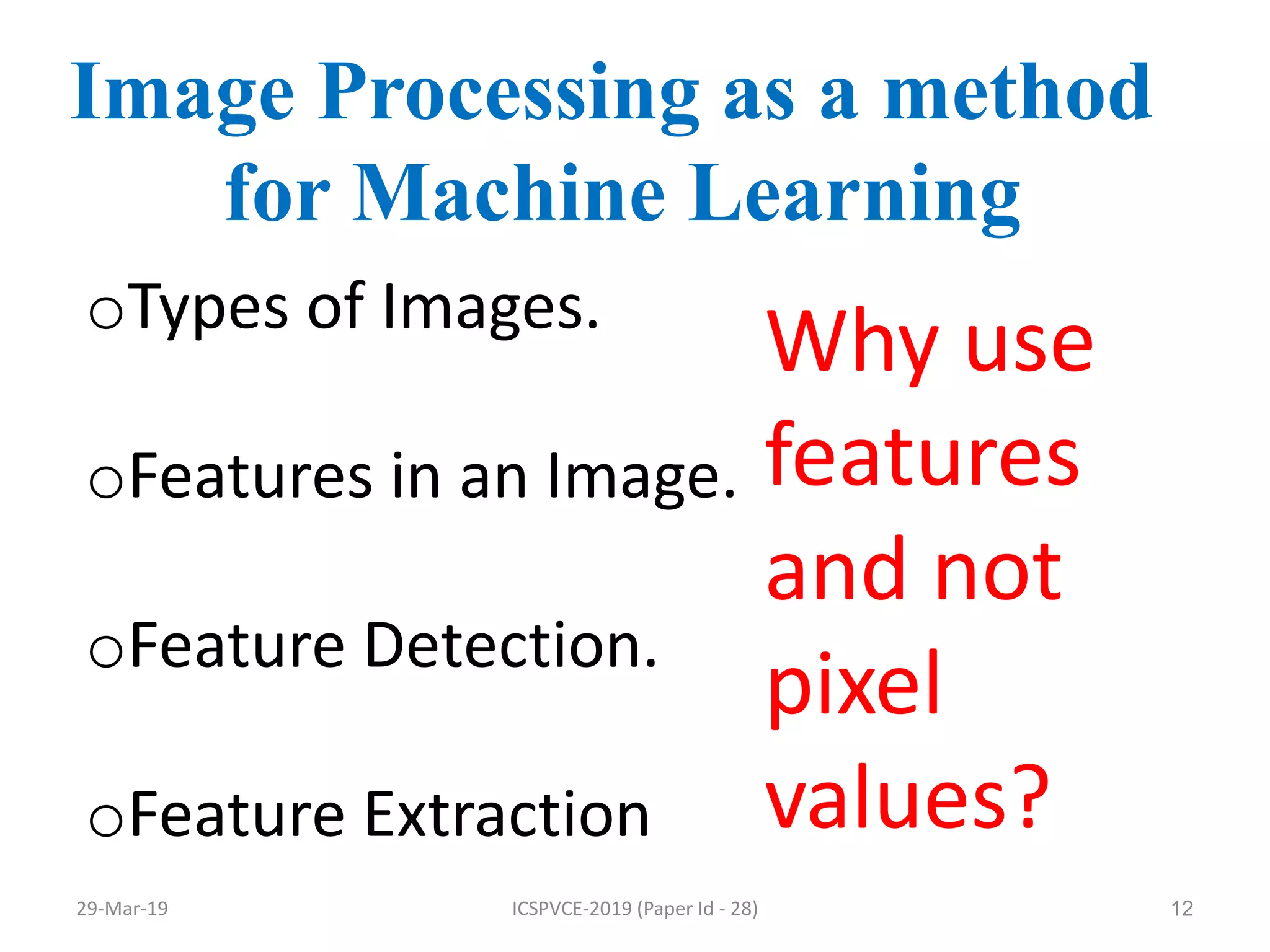AN INTELLIGENT MACHINE LEARNING MODEL FOR SOIL IMAGE CLASSIFICATION | PPTX