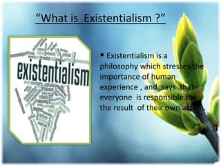 Existentialism in the "Old man and the Sea" | PPTX