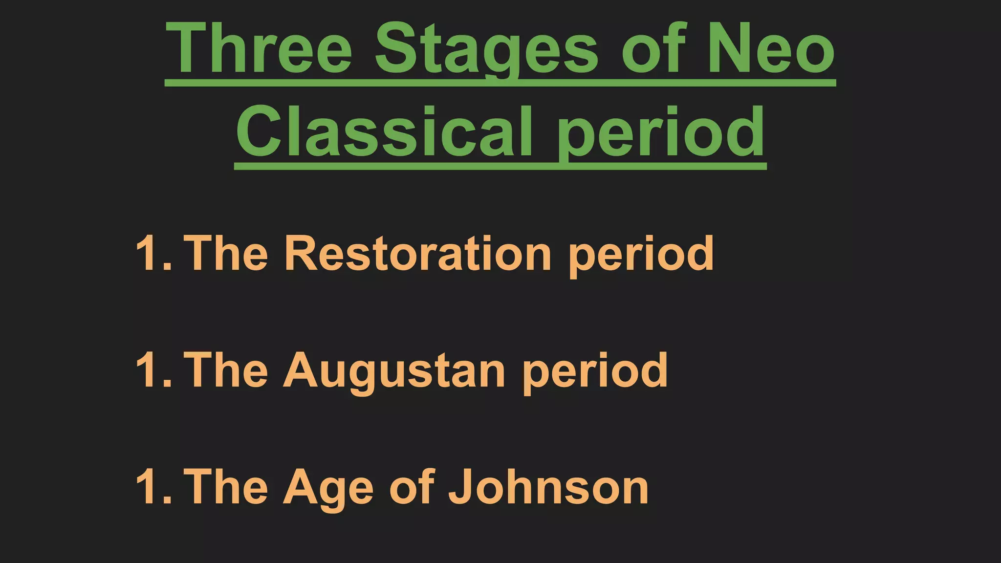 Ppt paper no. 2 the neo classical literature | PPT